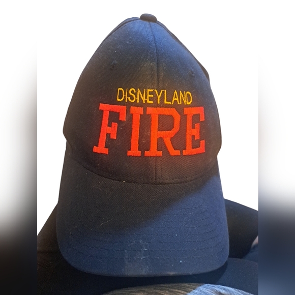 Disney | Accessories | Disney Hat Says Disneyland Fire Adult | Poshmark